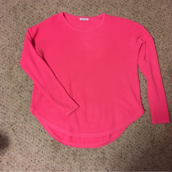 Saks Fifth Avenue | Sweaters | Saks Theo Spence Oversized Hot Pink ...